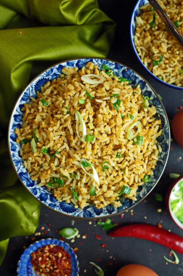 Indian Egg Fried Rice, Better than Takeout!