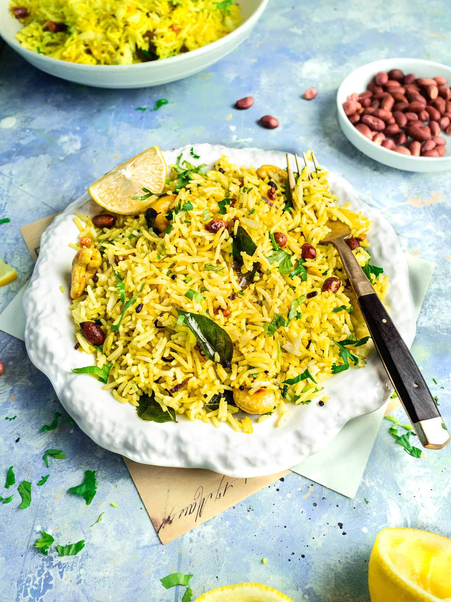 Chitranna, South Indian Lemon Rice