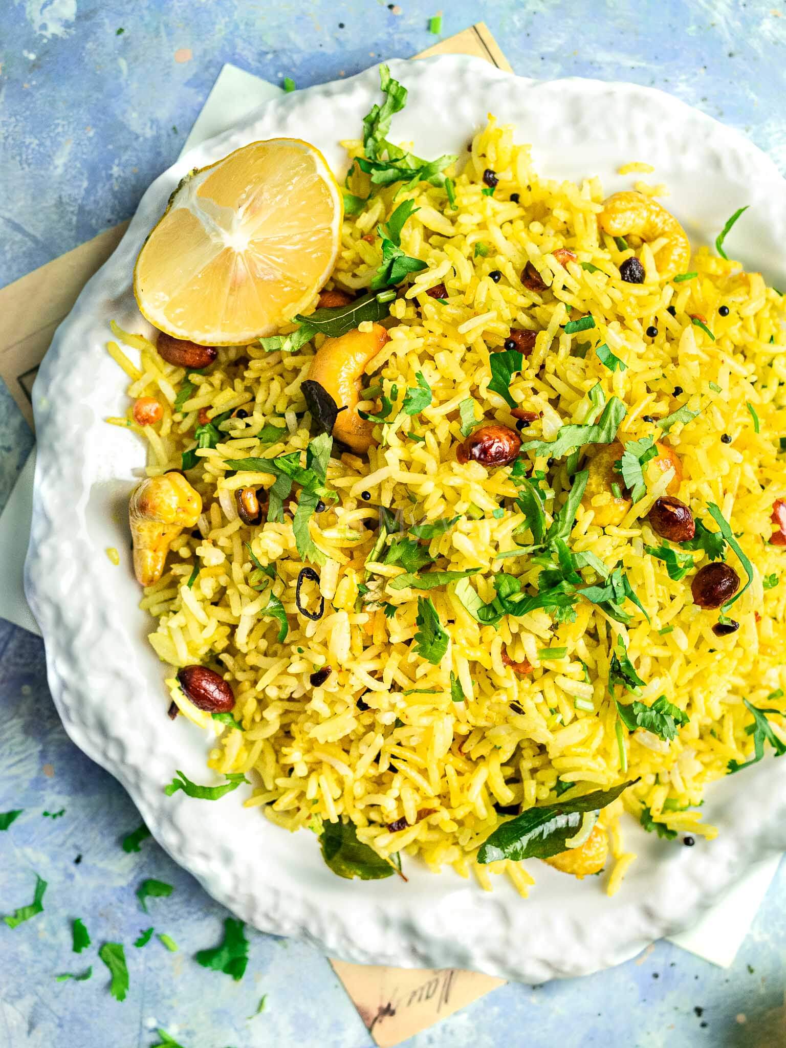 Chitranna, South Indian Lemon Rice