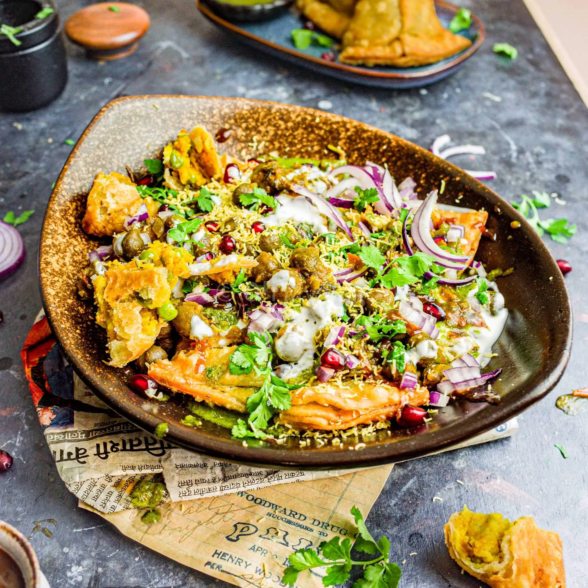 Samosa Chaat Food
