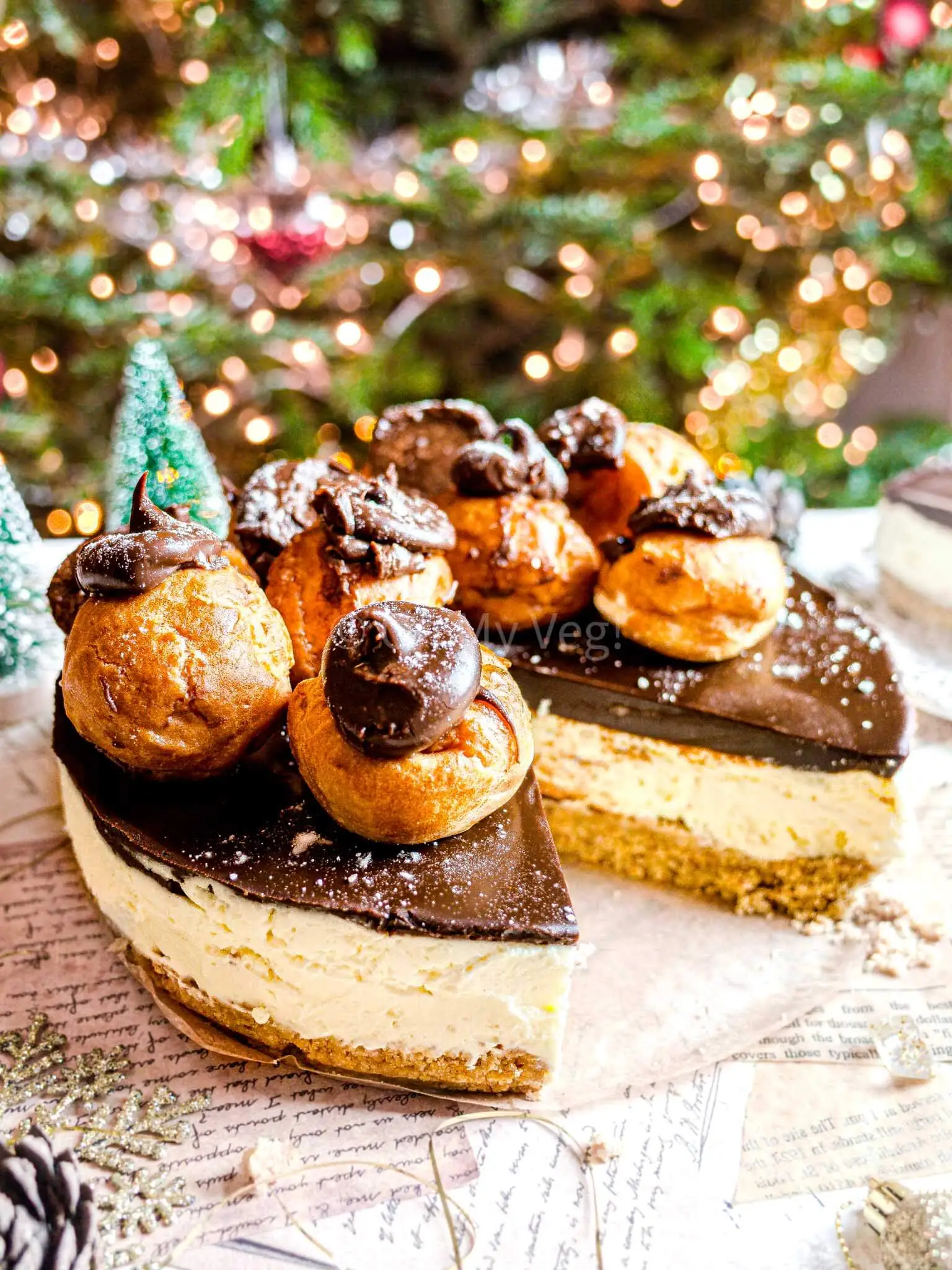 Profiterole Cheesecake
