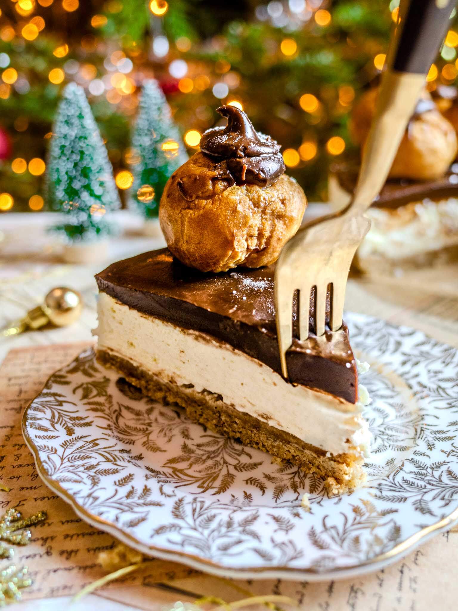 Profiterole Cheesecake