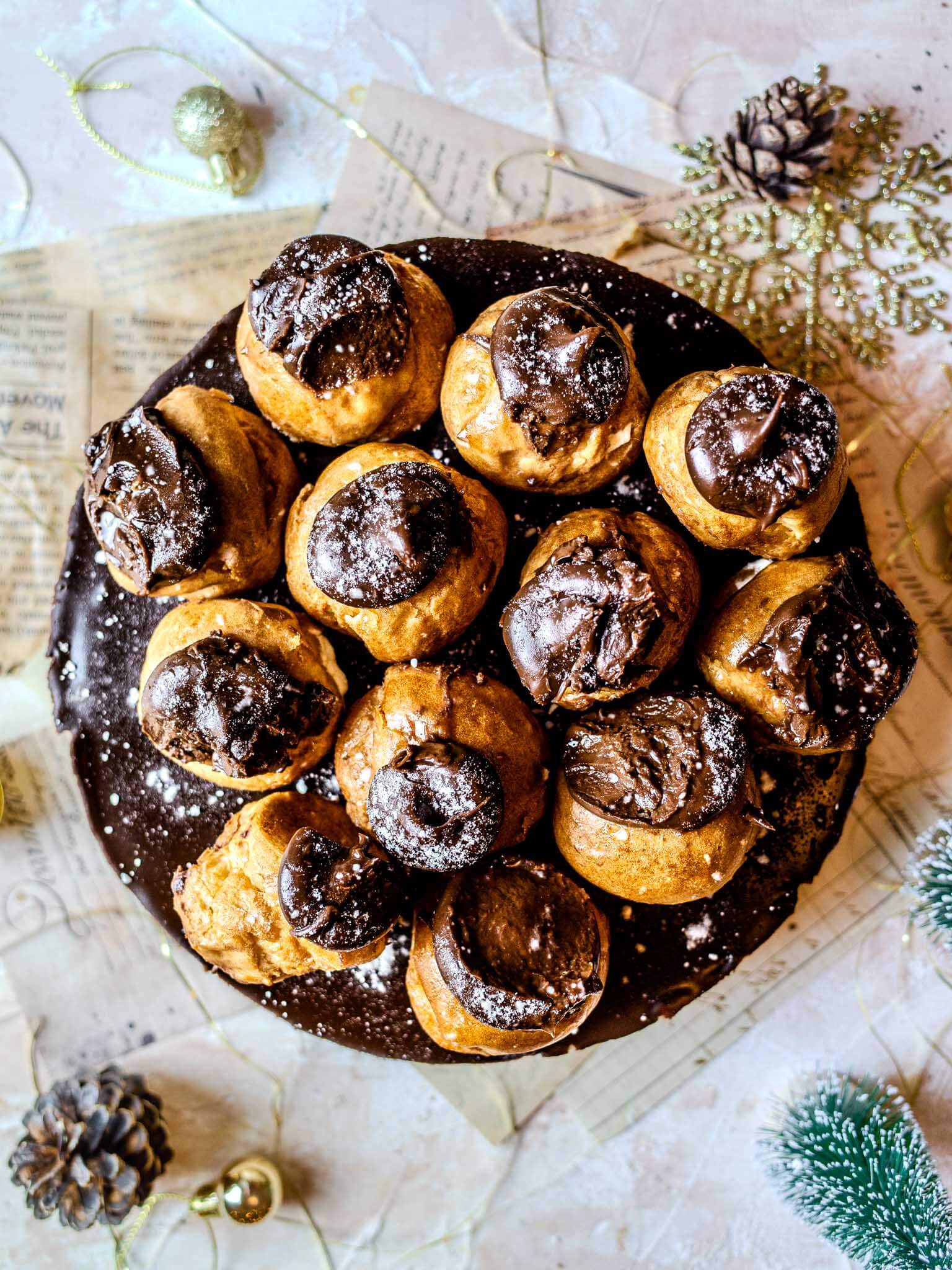 Profiterole Cheesecake