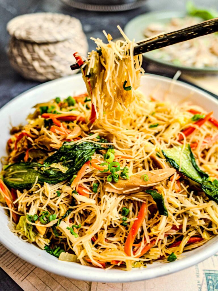 Veggie Mei Fun, Vegetable Chow Mai Fun