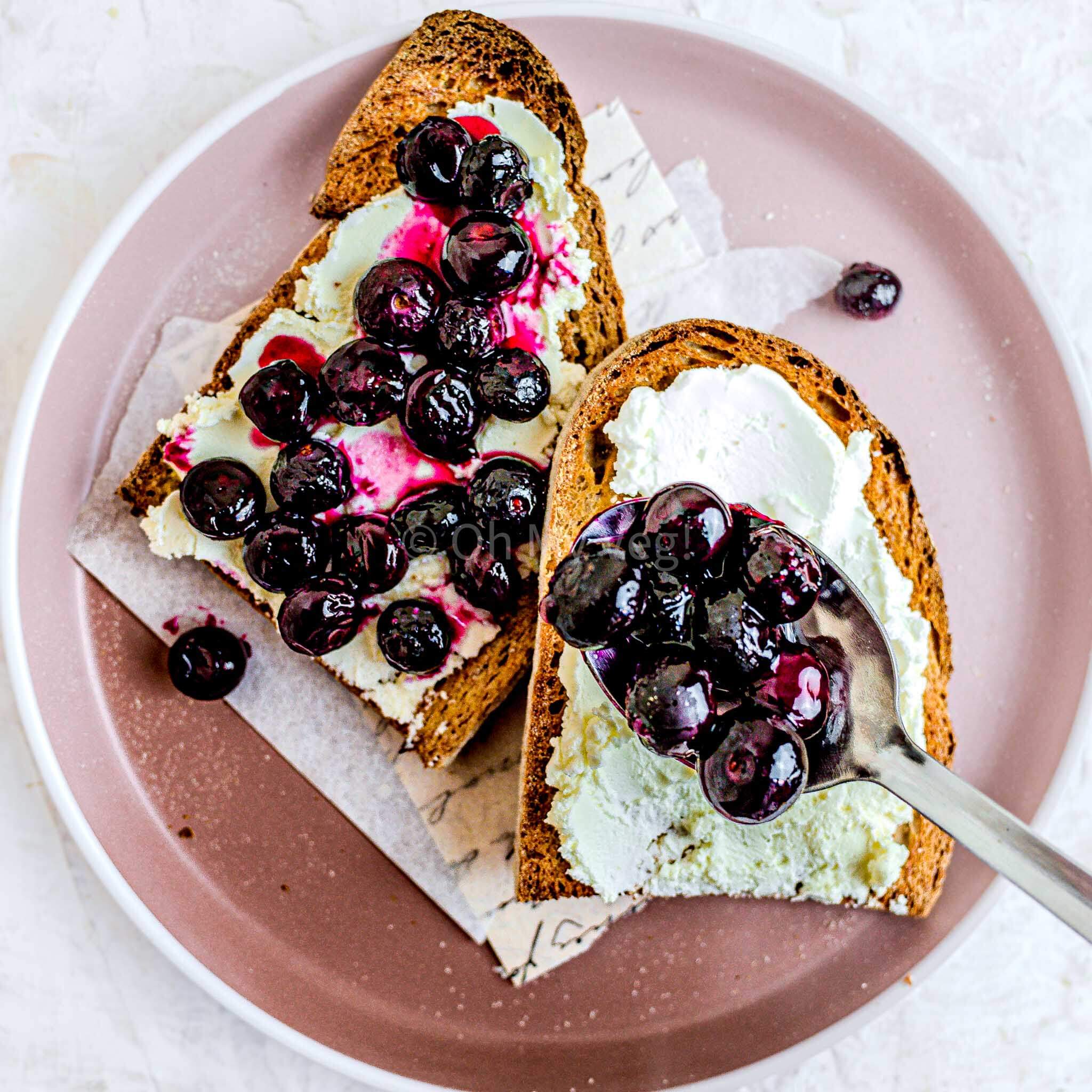 Blueberry Toast